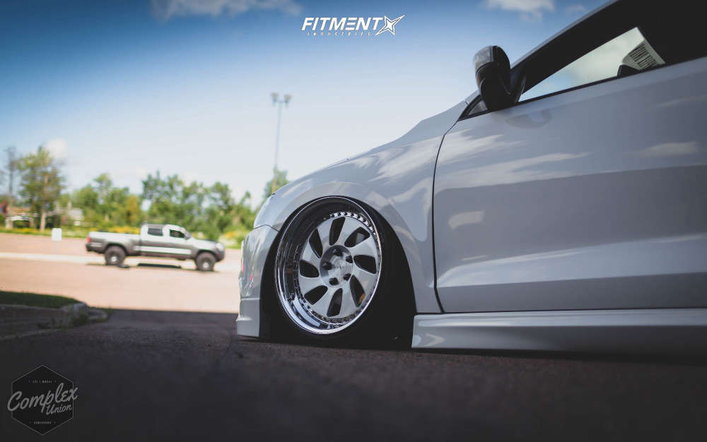 2013 Volkswagen Jetta S with 18x9.5 Rotiform Forged WRW and Nankang ...