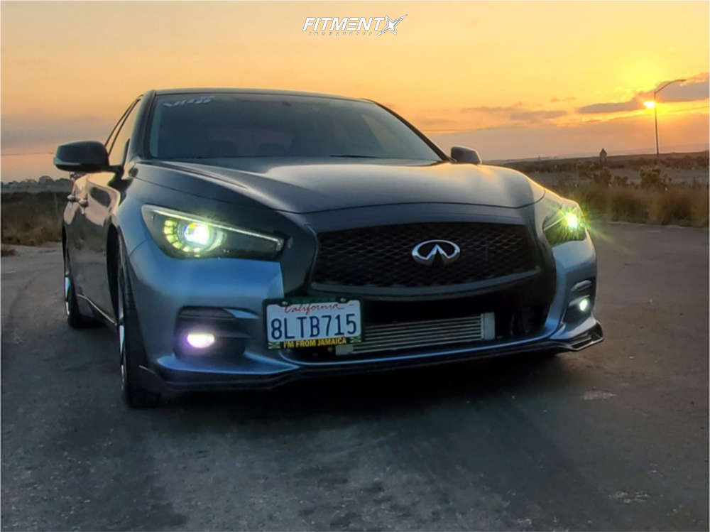 2016 INFINITI Q50 Premium with 19x8.5 Racing Hart J8 and General 245x40 ...