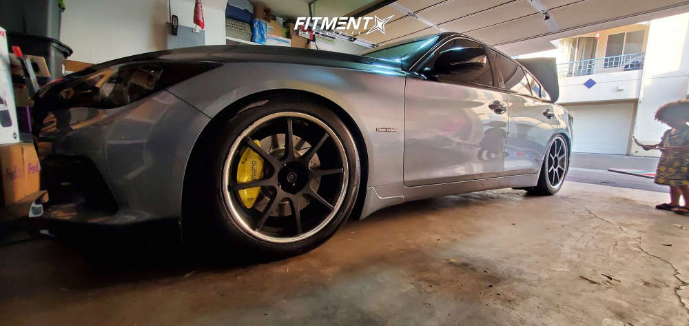 2016 INFINITI Q50 Premium with 19x8.5 Racing Hart J8 and General 245x40 ...