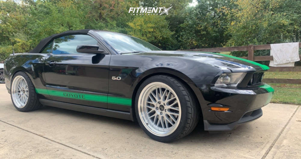 2012 Ford Mustang GT with 20x10 JNC Jnc005 and Nitto 275x35 on Stock ...