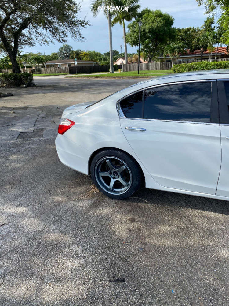 2014 Honda Accord LX with 18x9.5 AVID1 AV28 and Firestone 245x45 on Stock Suspension | 1321867 ...