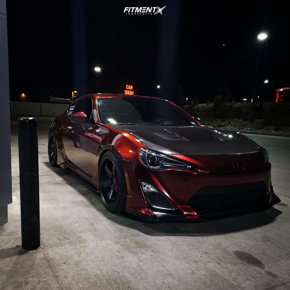 2015 Scion FR-S Base with 18x10 Work Gt5 and Firestone 255x35 on ...