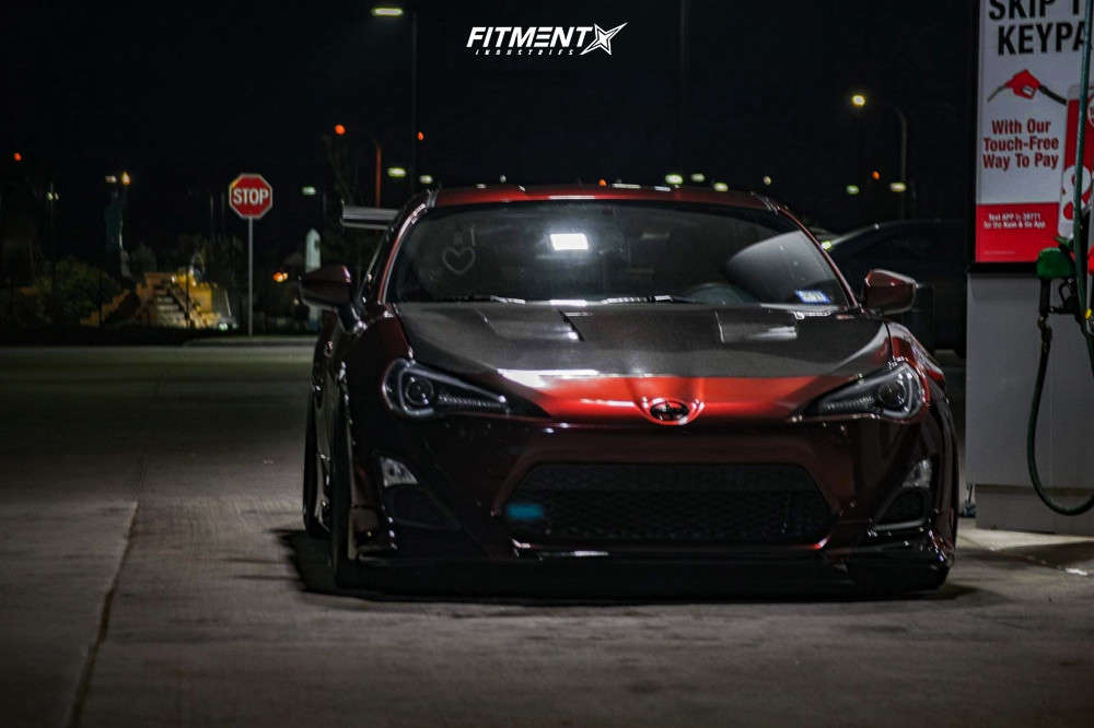 2015 Scion FR-S Base with 18x10 Work Gt5 and Firestone 255x35 on ...