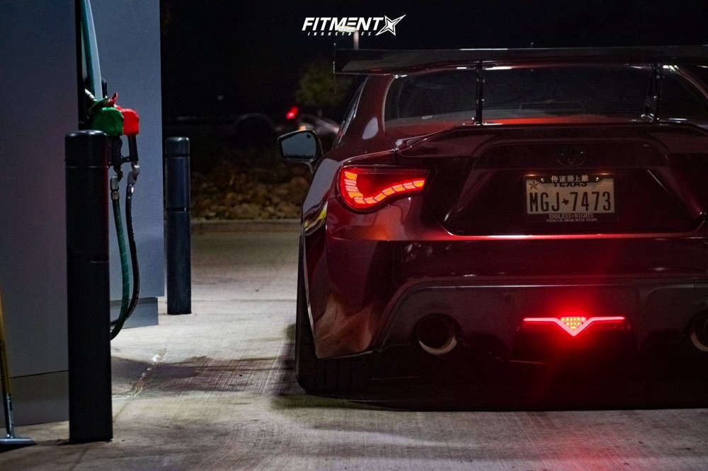 2015 Scion FR-S Base with 18x10 Work Gt5 and Firestone 255x35 on ...