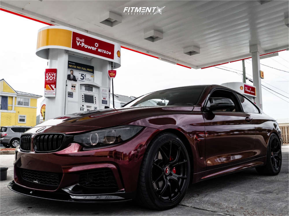 2014 BMW 435i Base with 19x8.5 Curva C42 and Ohtsu 245x40 on Stock ...