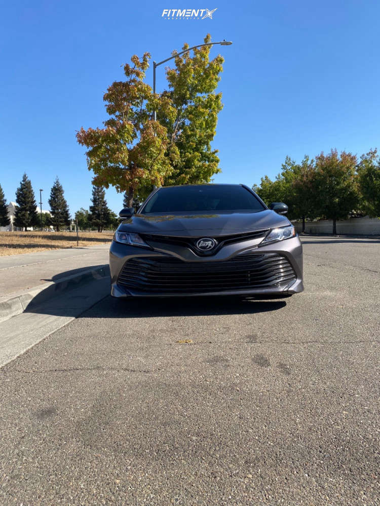 2018 Toyota Camry LE with 18x8.5 Aodhan Ds02 and Achilles 235x40 on Lowering Springs | 1324433 ...