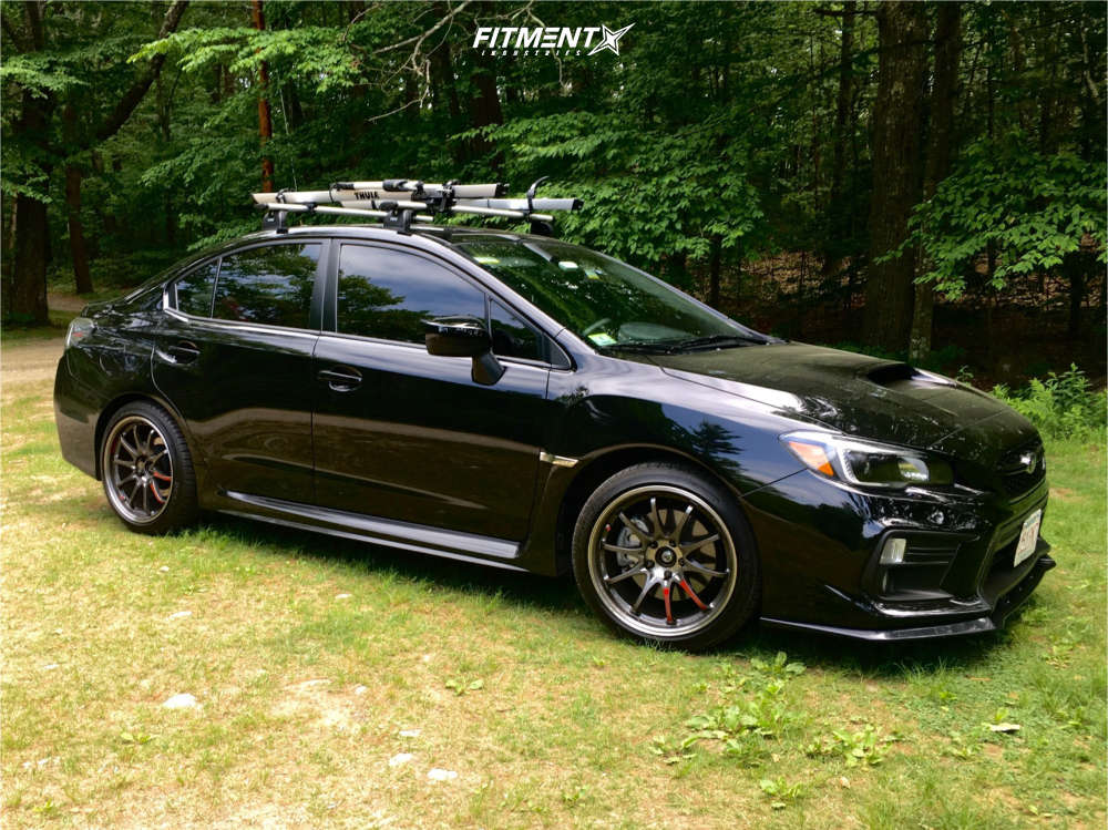 2019 Subaru WRX Premium with 18x9.5 Volk Ce28sl and Dunlop 245x40 on ...