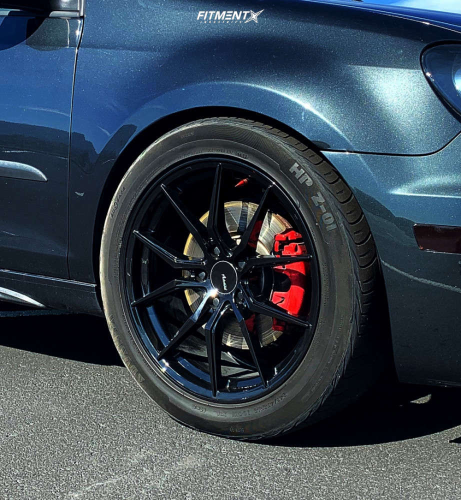 2014 Volkswagen GTI Wolfsburg Edition with 18x8 Advanti Racing Hybris ...