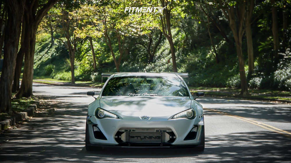 2013 Scion FR-S Base with 18x9.5 Gram Lights 57cr and Hankook 265x35 on ...