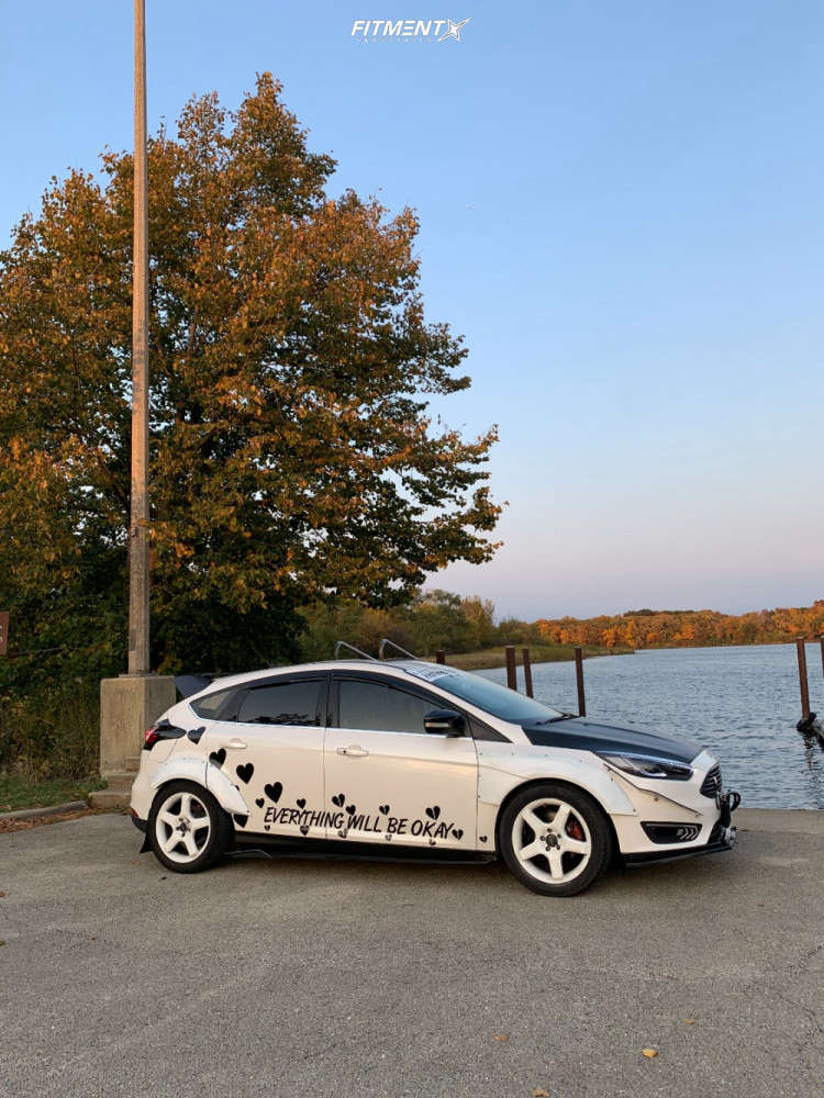 2016 Ford Focus Titanium with 17x7 MB Wheels Mb14 and Firestone 215x35 ...