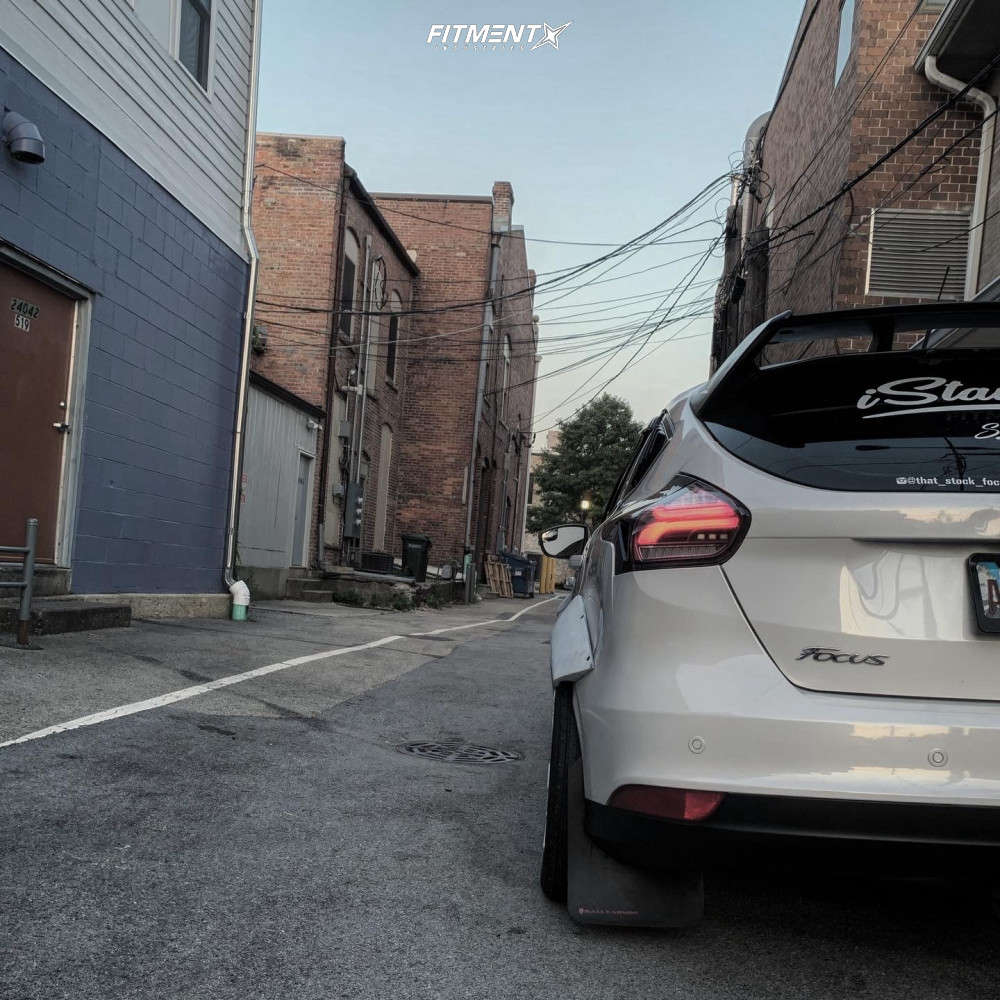 2016 Ford Focus Titanium with 17x7 MB Wheels Mb14 and Firestone 215x35 ...