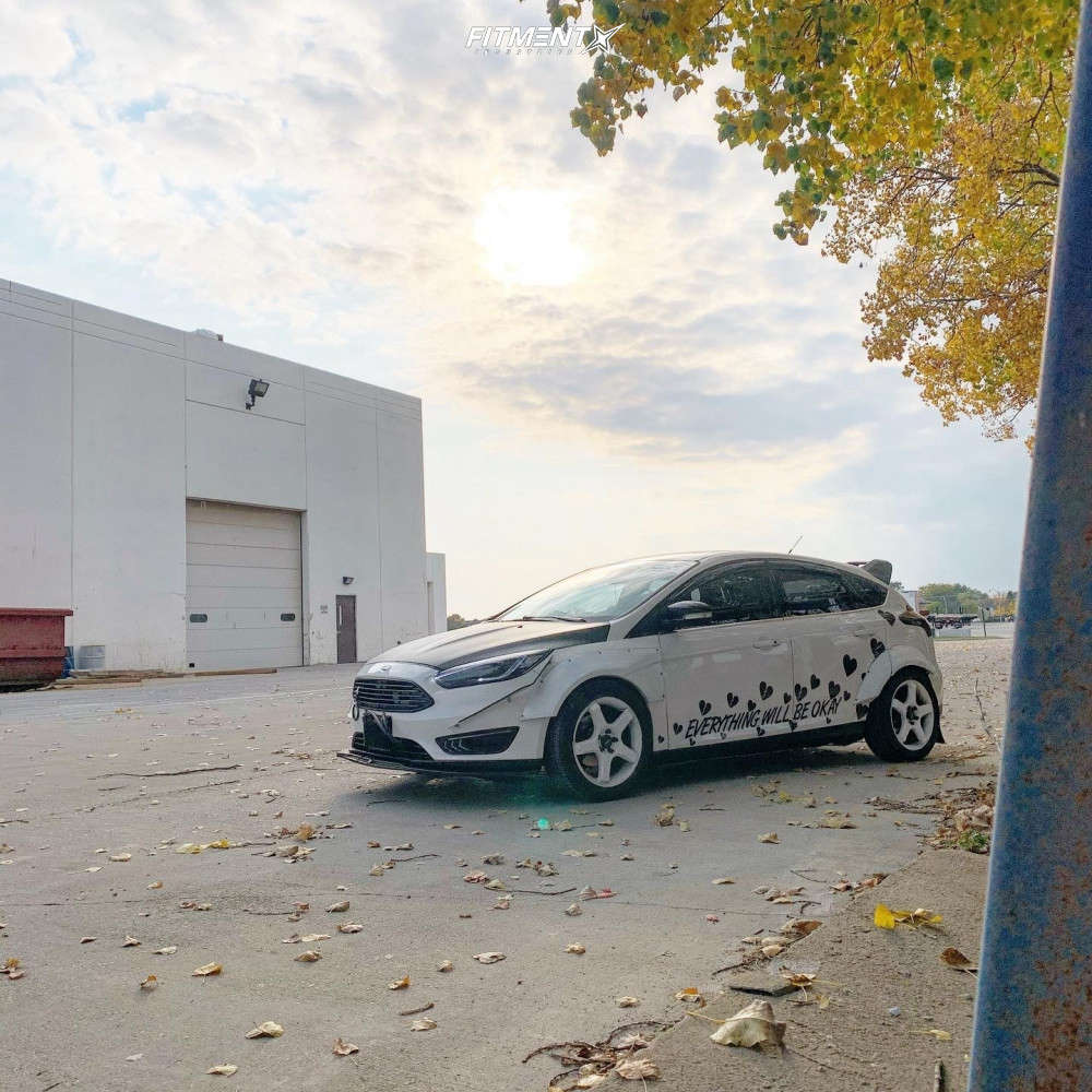 2016 Ford Focus Titanium with 17x7 MB Wheels Mb14 and Firestone 215x35 ...