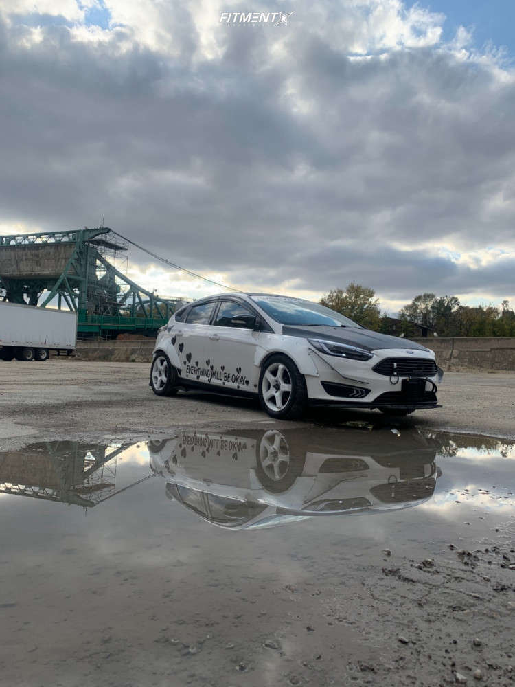 2016 Ford Focus Titanium with 17x7 MB Wheels Mb14 and Firestone 215x35 ...