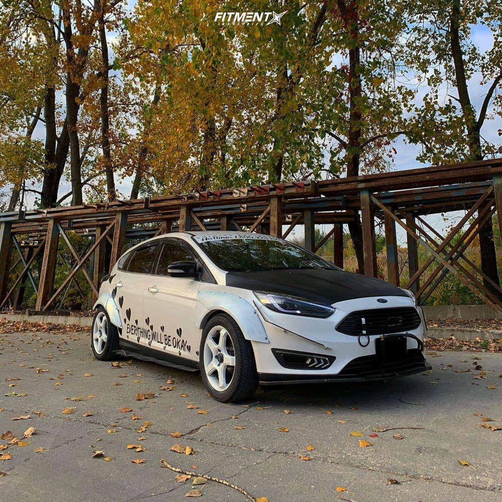 2016 Ford Focus Titanium with 17x7 MB Wheels Mb14 and Firestone 215x35 ...