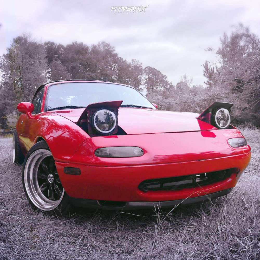 1993 Mazda MX-5 Miata Base with 16x8 XXR 513 and Federal 195x45 on ...