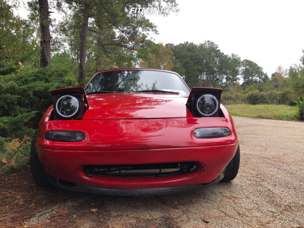 1993 Mazda MX-5 Miata Base with 16x8 XXR 513 and Federal 195x45 on ...
