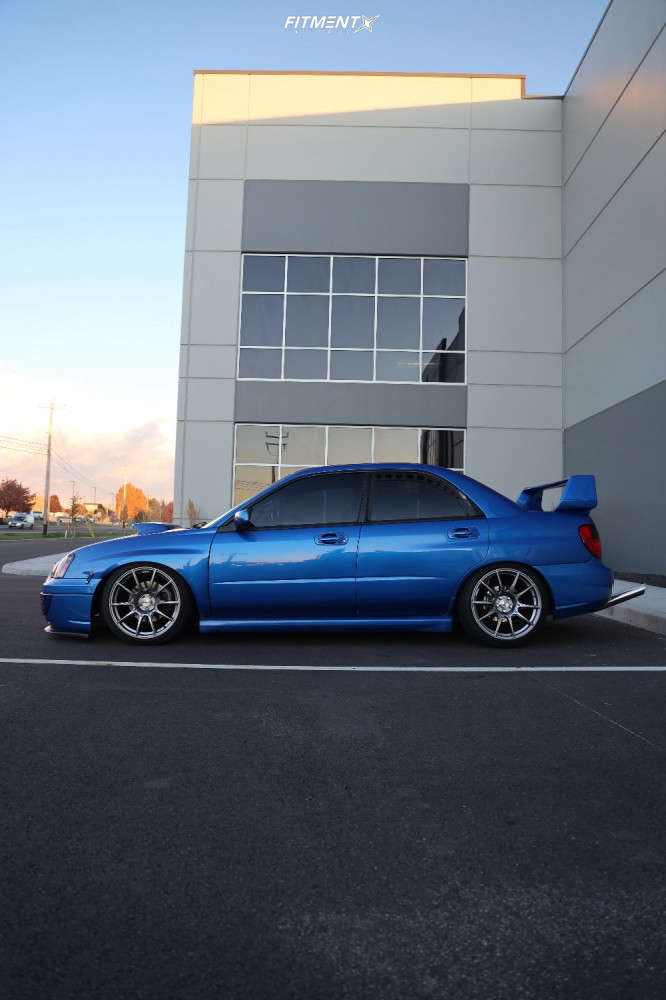 2005 Subaru WRX Base with 18x9.5 SSR Gtx01 and Nexen 225x35 on ...