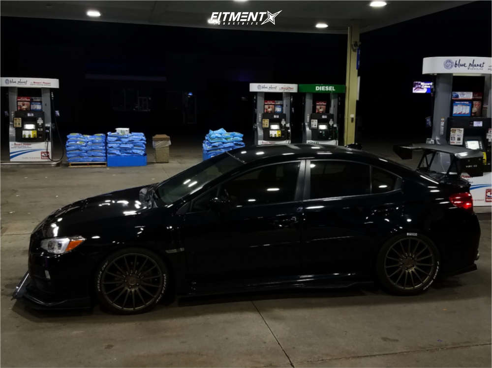 2016 Subaru WRX Base with 19x9.5 Niche M158 and Velozza 235x35 on ...