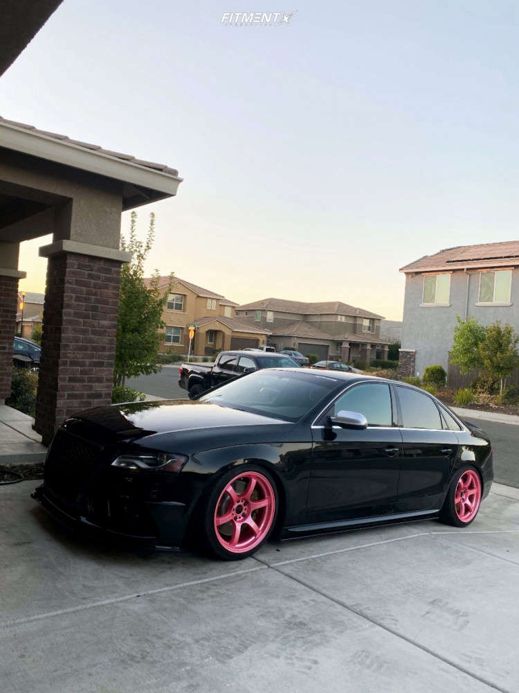 2010 Audi S4 Base with 18x9.5 Rays Engineering 57dr and Michelin 255x35 ...