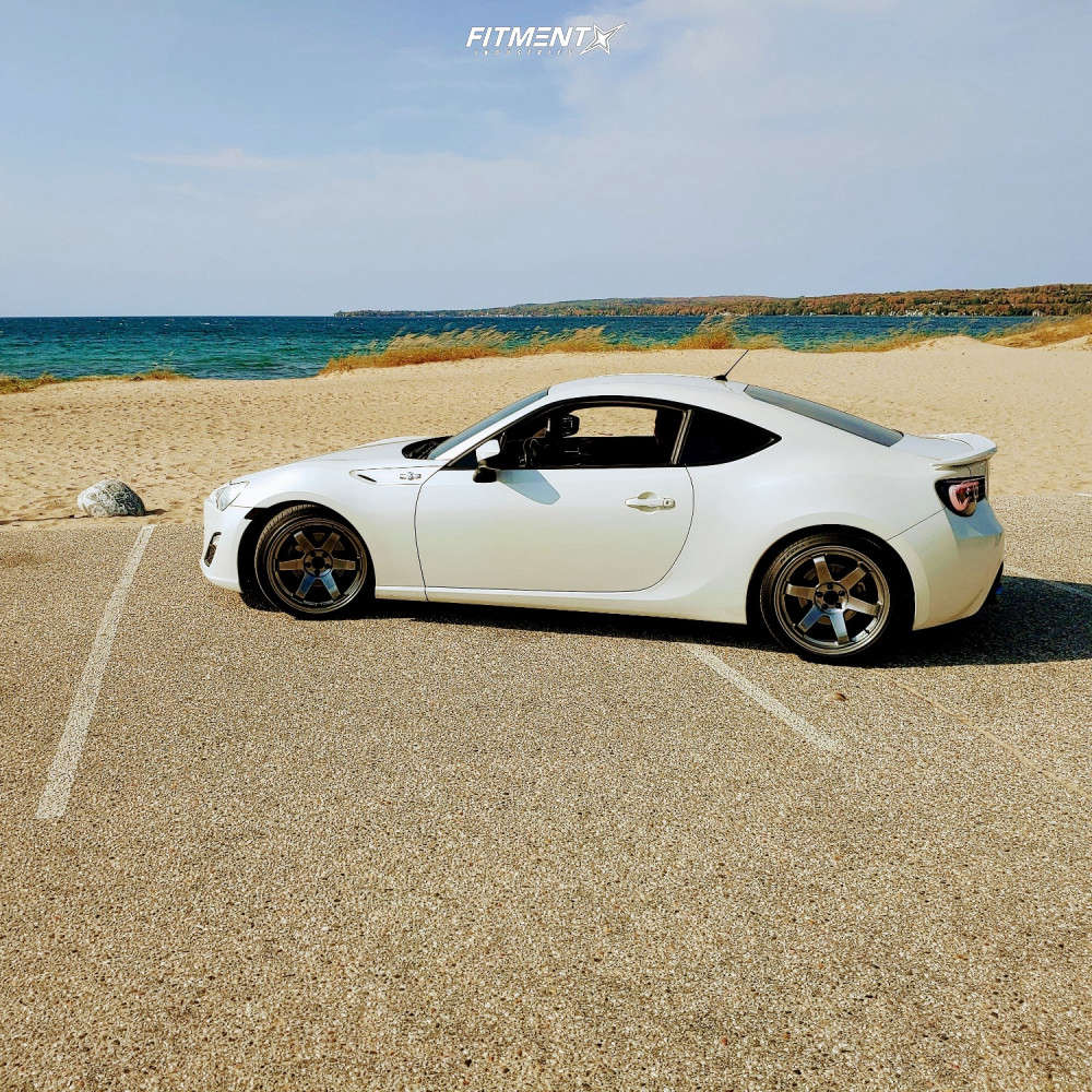 2013 Scion FR-S Base with 18x9.5 AVID1 AV6 and Nexen 245x35 on Coilovers | 1329707 | Fitment ...