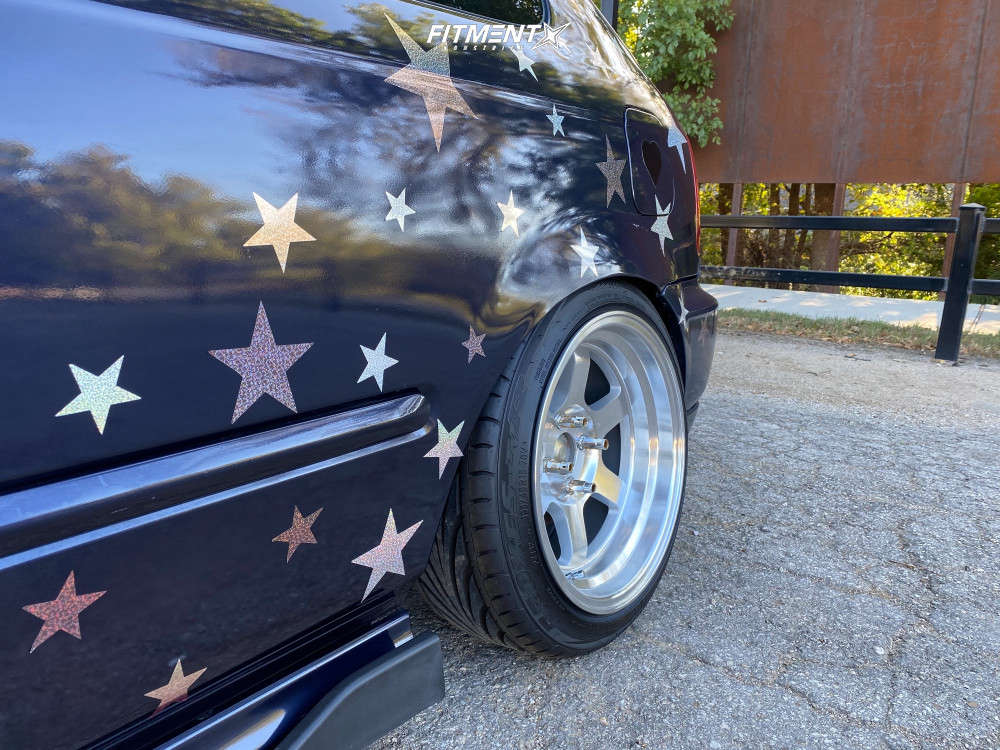 1997 Honda Civic DX with 15x8 Rota Grid V and Toyo Tires 195x45 on ...