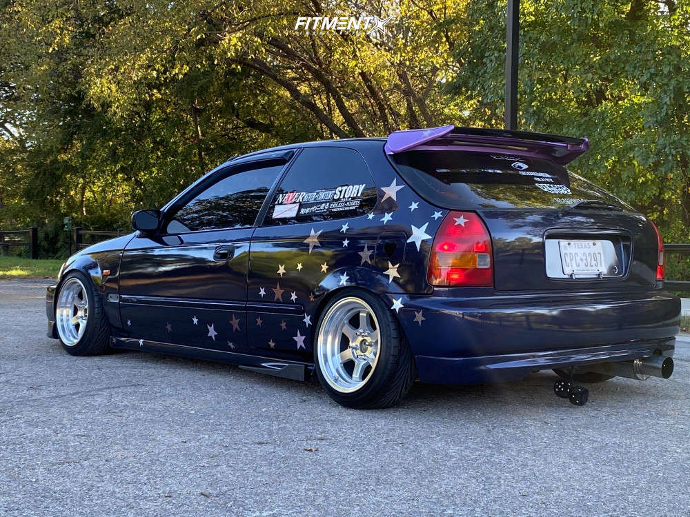 1997 Honda Civic DX with 15x8 Rota Grid V and Toyo Tires 195x45 on ...