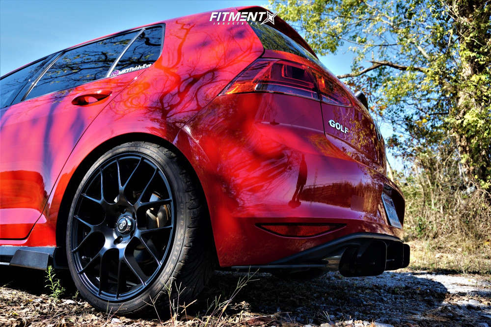 2015 Volkswagen Golf TDI SEL with 18x8 Enkei Raijin and Federal 225x35 ...