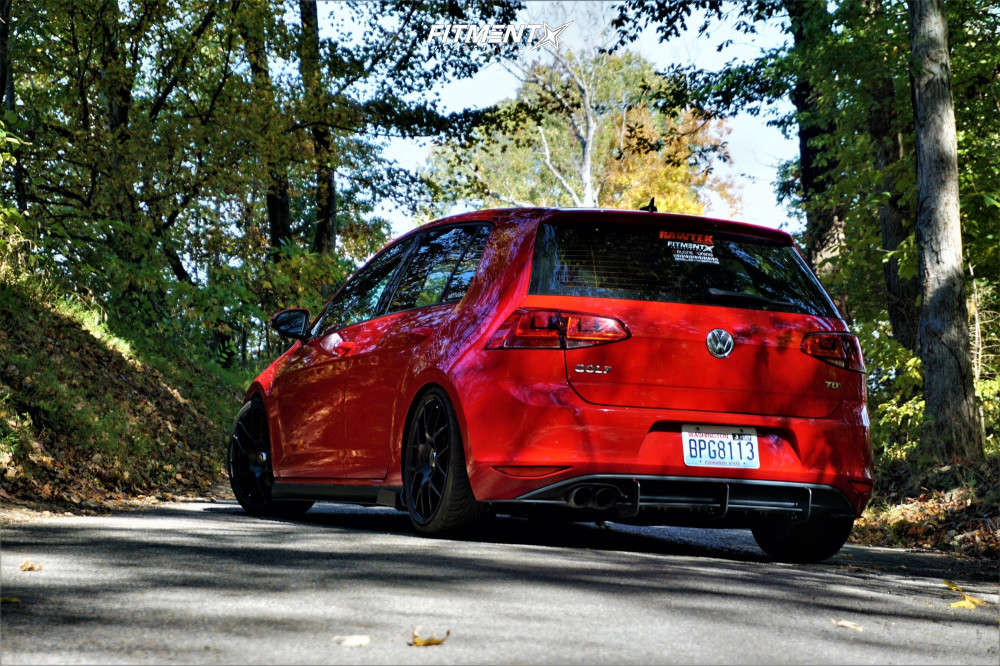 2015 Volkswagen Golf TDI SEL with 18x8 Enkei Raijin and Federal 225x35 ...