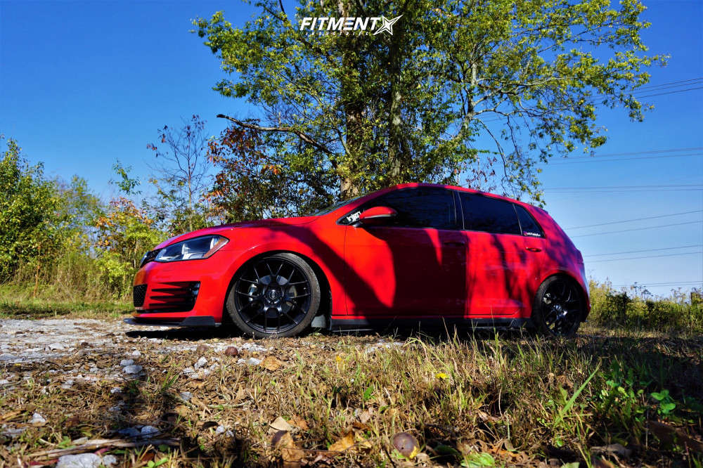 2015 Volkswagen Golf TDI SEL with 18x8 Enkei Raijin and Federal 225x35 ...