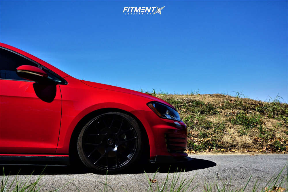 2015 Volkswagen Golf TDI SEL with 18x8 Enkei Raijin and Federal 225x35 ...