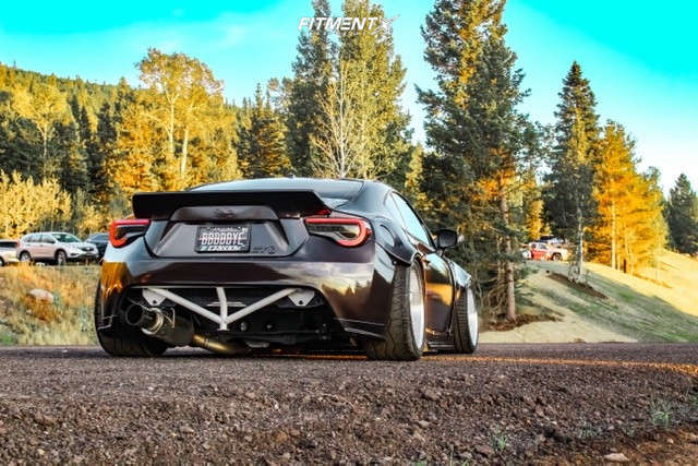 2015 Scion FR-S Base with 18x10.5 Aodhan Ds02 and Falken 295x30 on Air ...