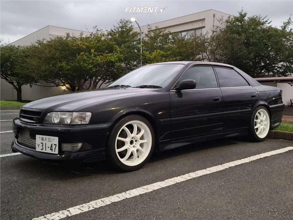 1996 Toyota Chaser Base with 18x8.5 Work Emotion D9r and Dunlop 245x40 ...