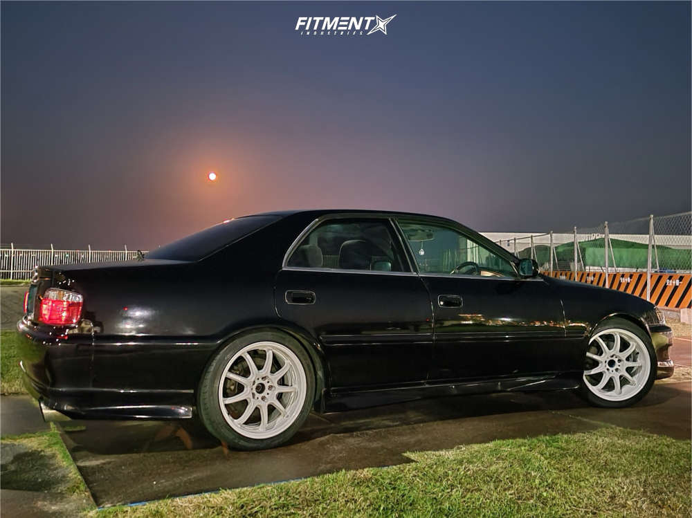 1996 Toyota Chaser Base with 18x8.5 Work Emotion D9r and Dunlop 245x40 ...
