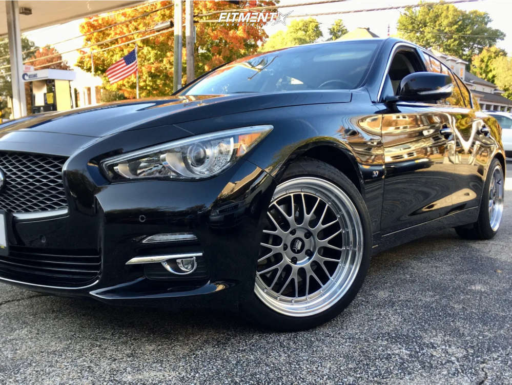 2015 INFINITI Q50 Premium with 19x9.5 MST Leman and Continental 245x40 ...