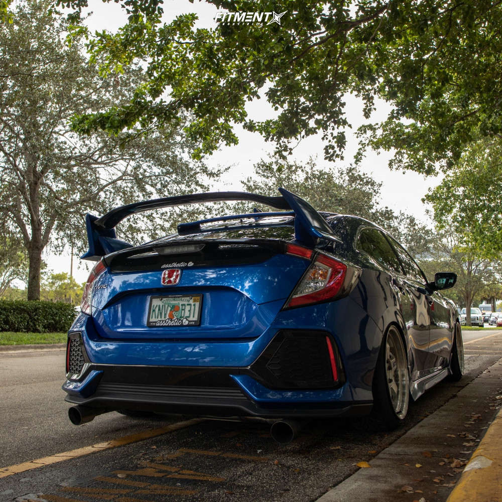 2019 Honda Civic LX with 18x9.5 ESR Sr06 and Federal 225x35 on Coilovers | 1331387 | Fitment ...