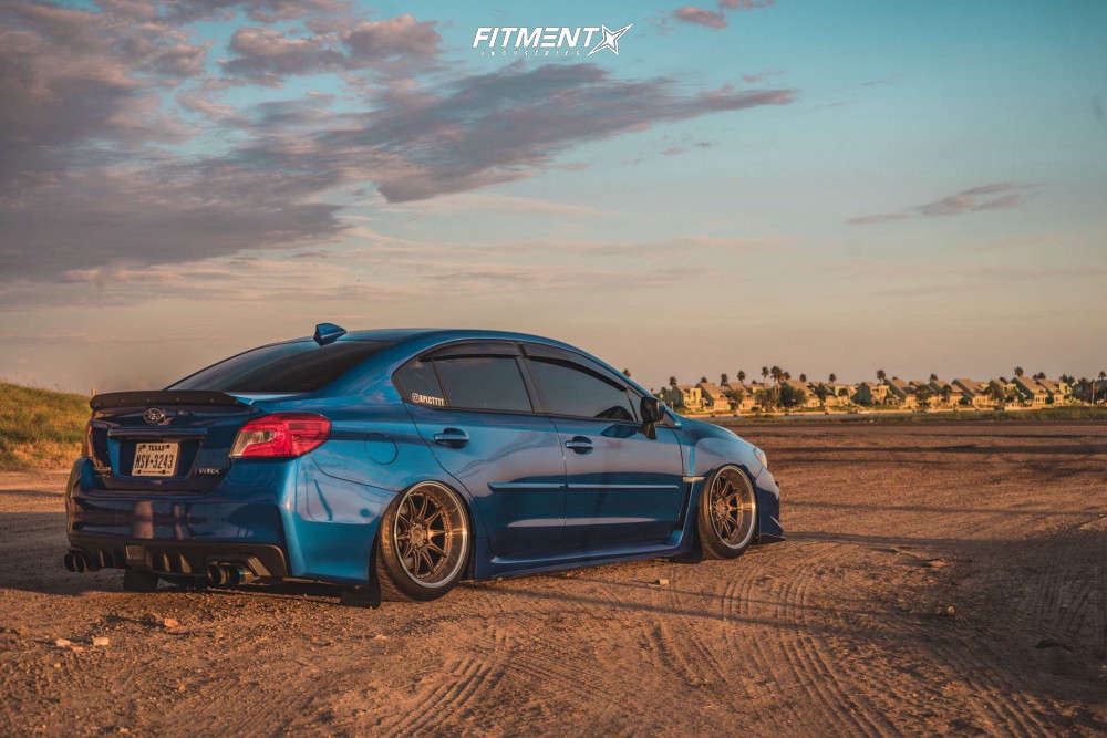 2018 Subaru WRX Base with 18x10.5 Aodhan Ds07 and Federal 225x40 on Air ...