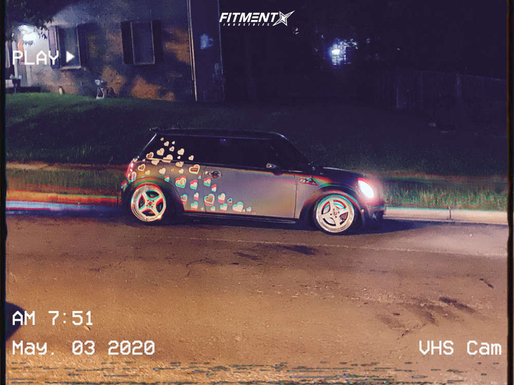 2012 Mini Cooper S with 17x9.5 SSR Professors SP-2 and Achilles 185x40 ...