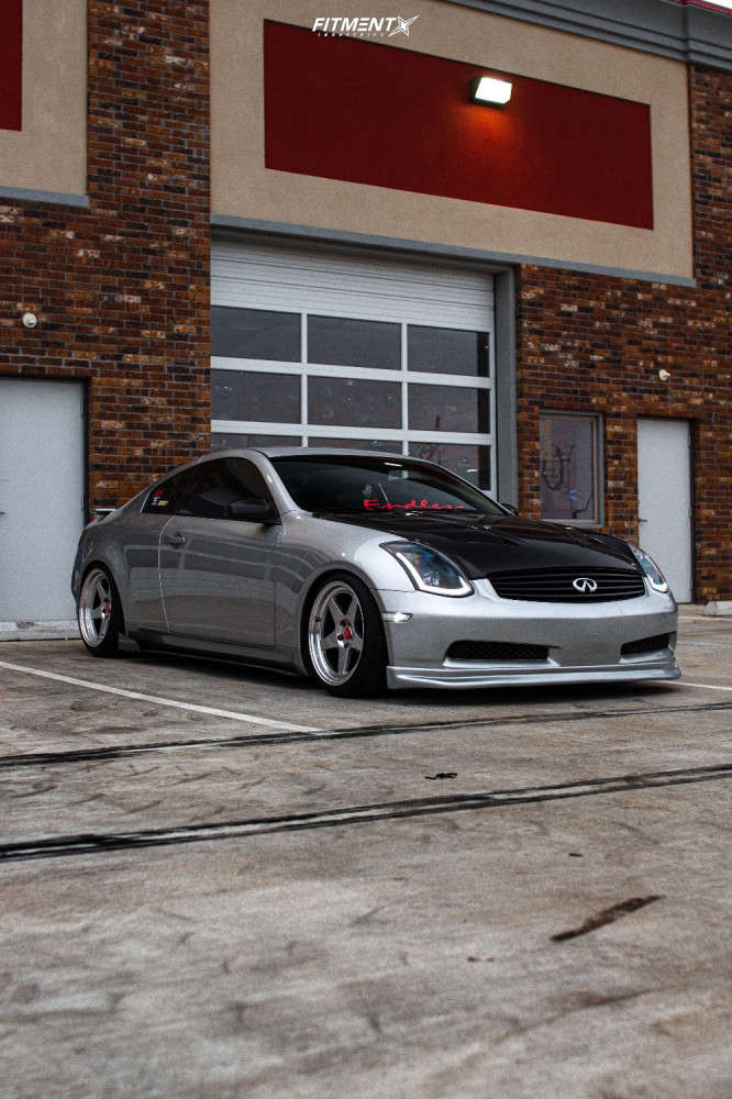 2004 INFINITI G35 Rwd 2dr Coupe w/Leather (3.5L 6cyl 5A) with 18x9.5 ...