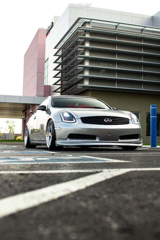 2004 INFINITI G35 Rwd 2dr Coupe w/Leather (3.5L 6cyl 5A) with 18x9.5 ...