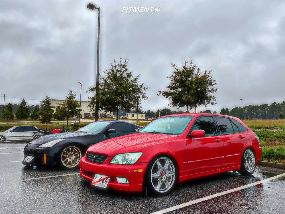 2002 Lexus IS300 Sportcross with 18x8.5 Work Ls406 and Federal 225x40 ...