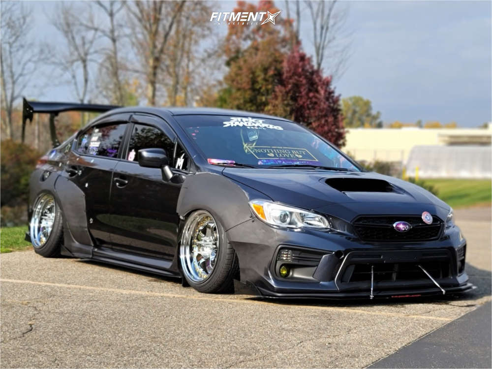 2018 Subaru WRX Premium with 18x10.5 ESR Sr06 and Patriot 225x40 on Air ...