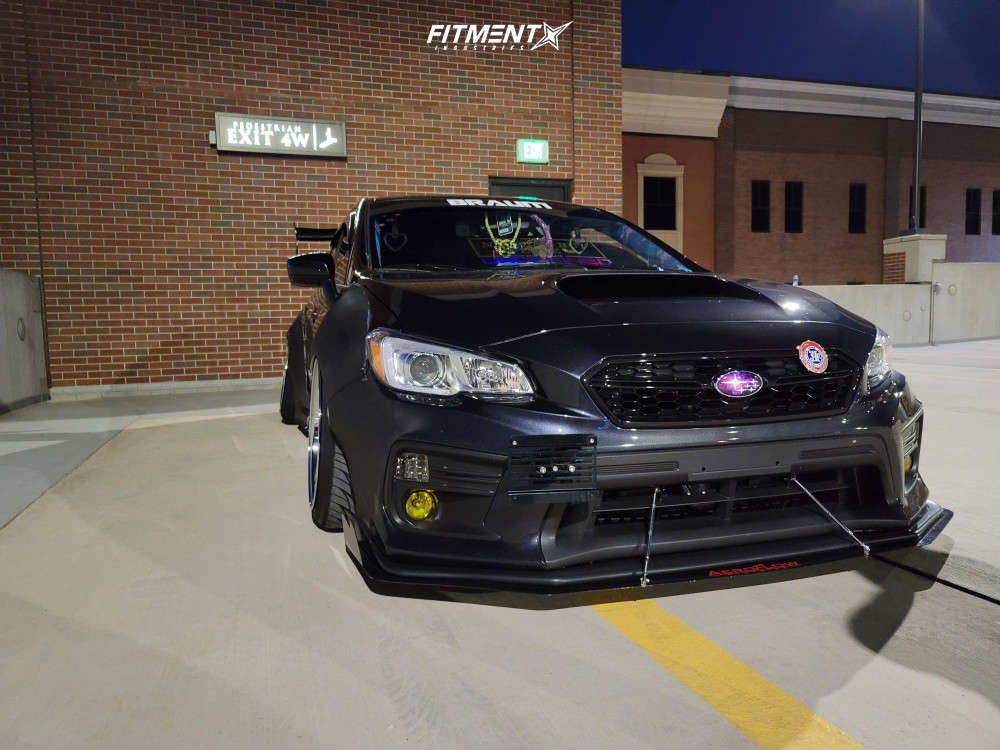 2018 Subaru WRX Premium with 18x10.5 ESR Sr06 and Patriot 225x40 on Air ...