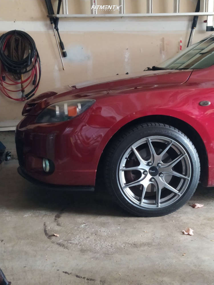 2006 Mazda 3 GT with 17x8 Fast Wheels Fc04 and Michelin 215x45 on ...