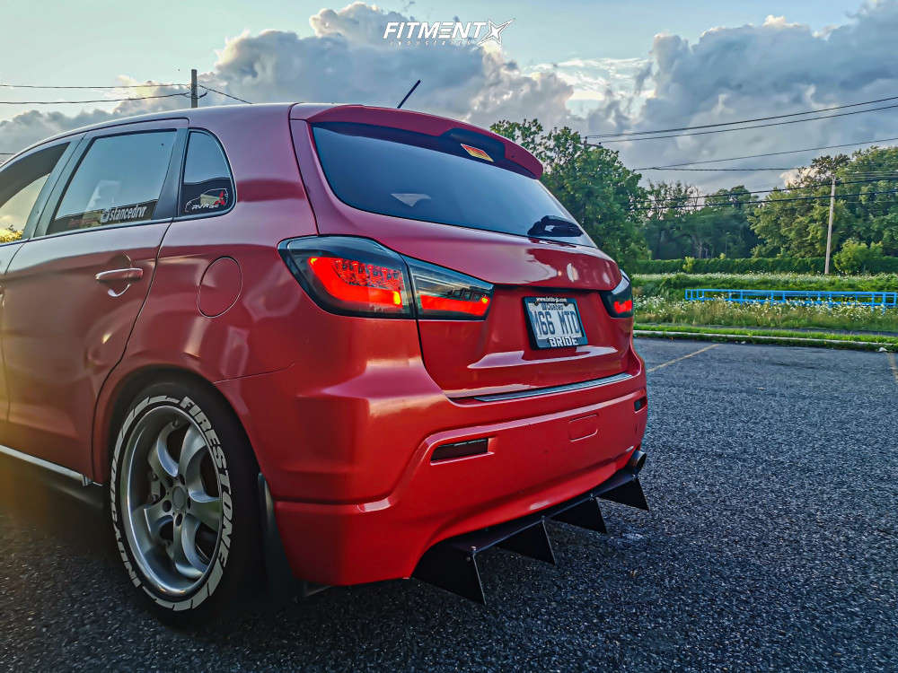 2011 Mitsubishi Outlander Sport SE with 18x8.5 AME Shallen CX and ...