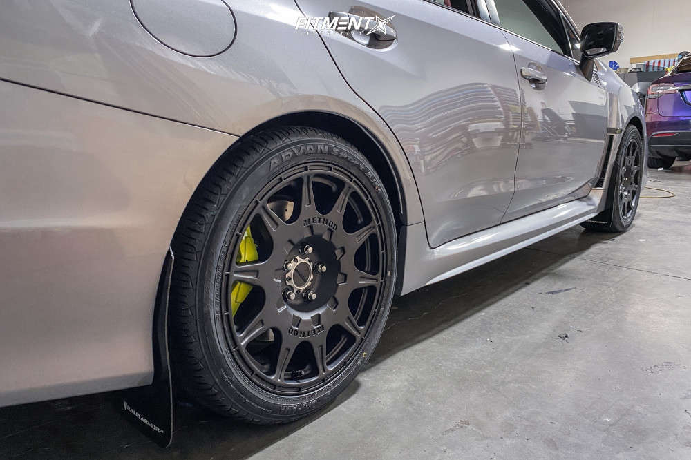 2020 Subaru WRX STI Base with 18x8 Method Mr502 and Yokohama 245x40 on ...
