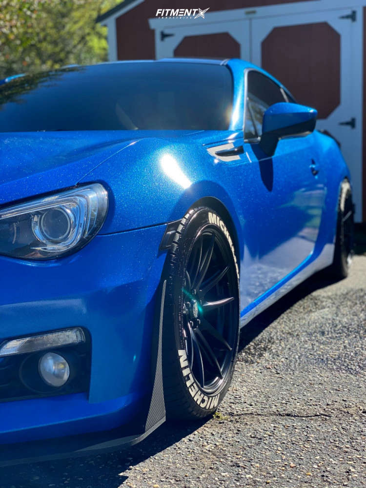 2015 Subaru BRZ Limited with 17x9 720 Form GTF1 and Michelin 255x40 on ...