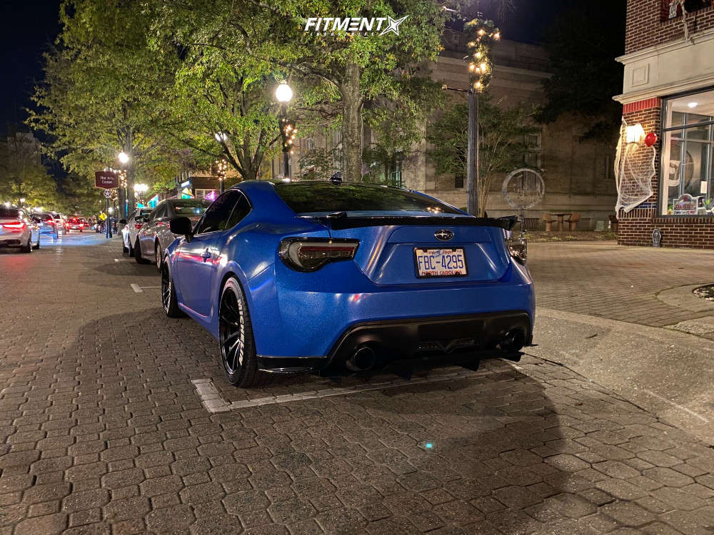 2015 Subaru BRZ Limited with 17x9 720 Form GTF1 and Michelin 255x40 on ...