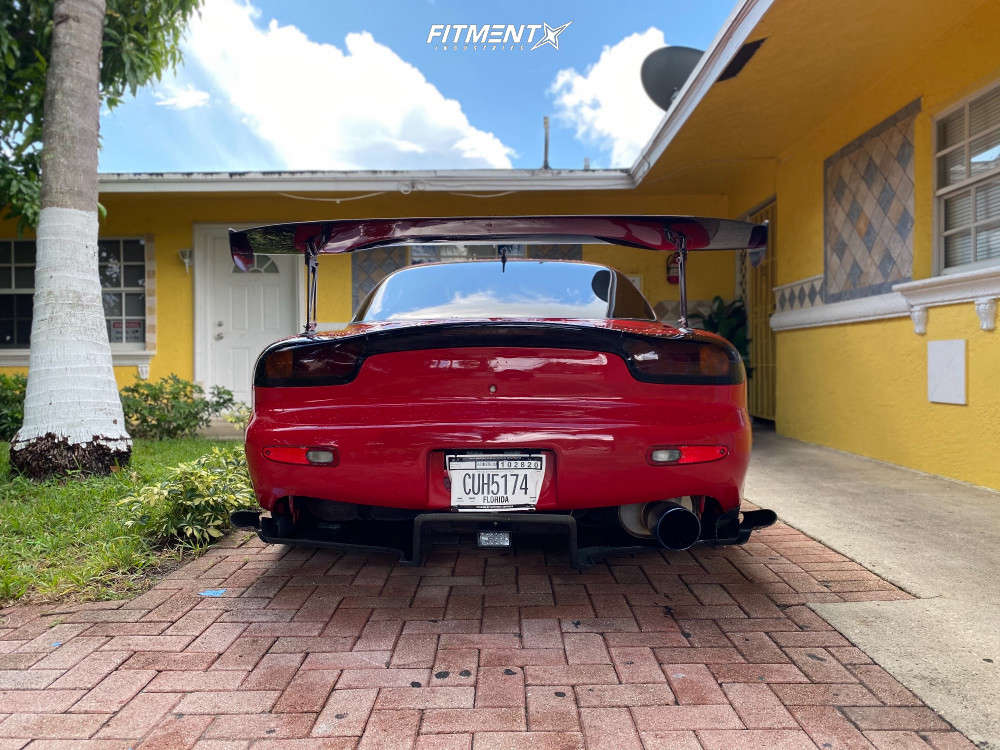 1995 Mazda RX-7 Base with 17x9 Volk Gt-p and Toyo Tires 245x40 on ...