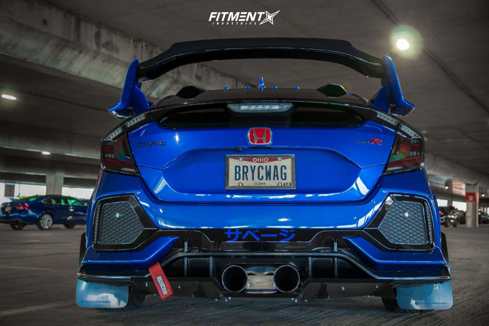 2018 Honda Civic Type R with 18x9.5 Konig Ampliform and Nitto 245x40 on ...