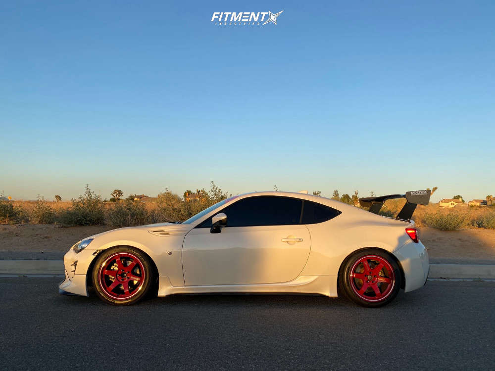 2017 Toyota 86 Base with 17x9.5 Volk Te37rt and Dunlop 255x40 on ...
